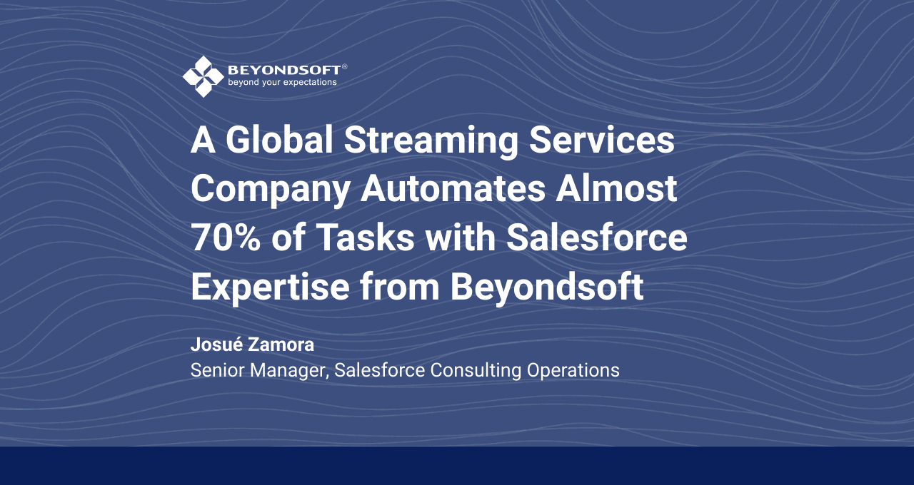 A Global Streaming Services Company Automates Almost 70% of Tasks with ...